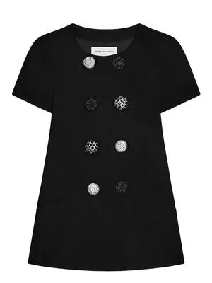 Dries Van Noten Jacquard Blazer - Black