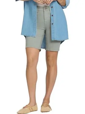 NYDJ Ella High Waist Shorts Mistletoe