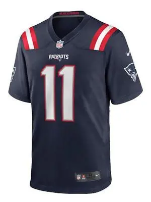 Nike Nfl New England Patriots Julian Edelman Jersey - Navy Blue