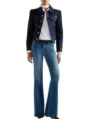 7 For All Mankind Dojo Flare Leg Jeans Coreflow