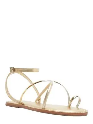 SCHUTZ Valeria Toe Loop Ankle Strap Sandal