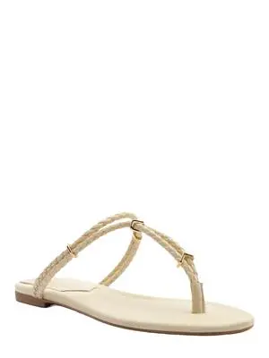 Schutz Cordelia Braided Strap Sandal Egg Shell