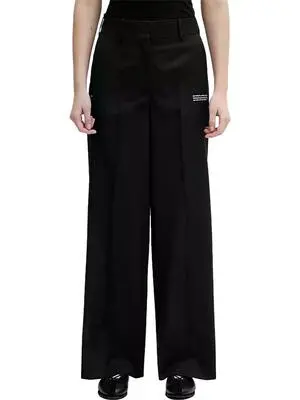 Off-White Wide-leg Trousers - Black
