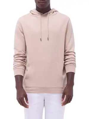 Bugatchi Slim Fit Hoodie - Sand