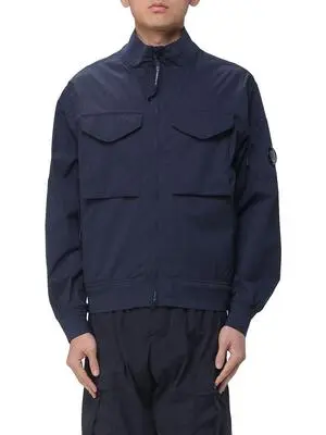 C.P. COMPANY Pro-tek Bomber Lens Jacket - Blue