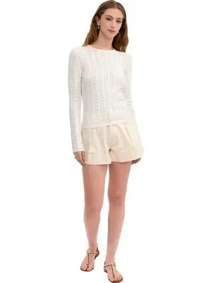 REBECCA TAYLOR Verana Knit Top