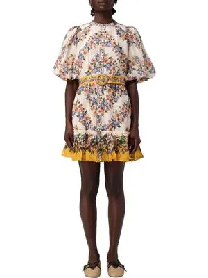 Farm Rio Printed Midi Dress - Sand