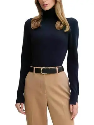 Sisley Roll Neck Jumper - Blue