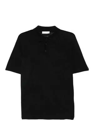 ROBERTO COLLINA Button-fastening Polo Shirt - Black