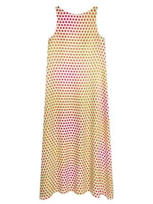 Dries Van Noten Printed Maxi Dress - White