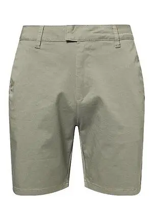 ARNE Tailored Cotton-blend Chino Shorts - Olive
