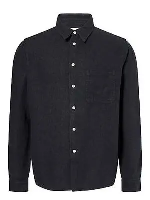 Citizens Of Humanity Cairo Patch-pocket Linen Shirt - Navy