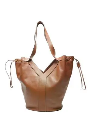Saint Laurent 2025 Leather Shoulder Bag - Brown