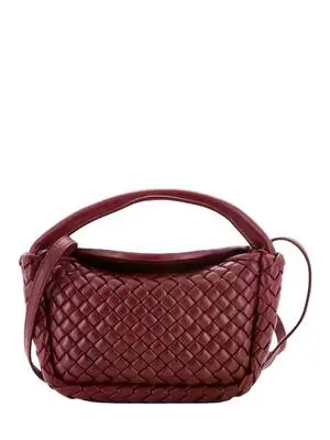 BOTTEGA VENETA Cobble Top Handle Padded Intrecciato Satchel