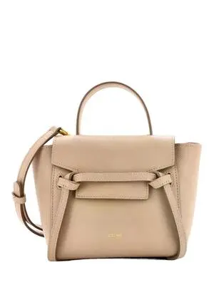 CELINE Celine Belt Bag Textured Leather Pico