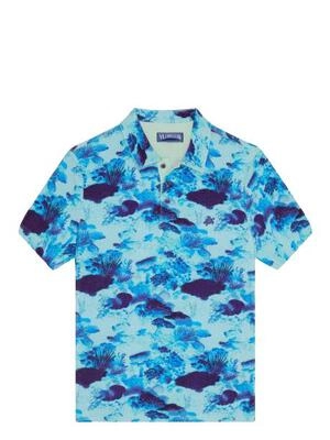 Vilebrequin Men Terry Polo Coral Reef Oxygen
