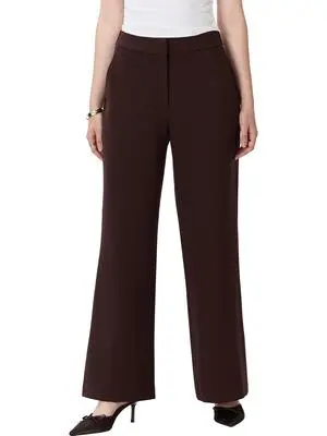 Quince Ultra-stretch Ponte Trousers - Espresso