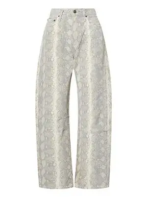 Citizens Of Humanity Miro -print Relaxed Fit Jeans - Python