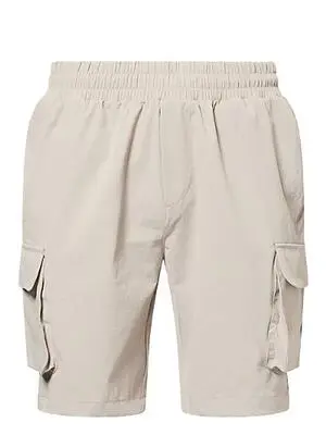 ARNE Utility Cargo Multi-Pockets Stretch-Woven Shorts Stone