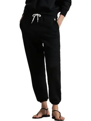 Ralph Lauren Fleece Drawstring Sweatpant - Polo Black