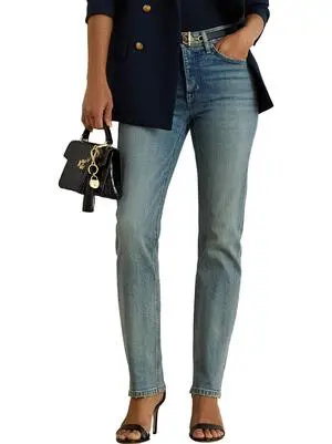 Ralph Lauren High-rise Straight Ankle Jeans - Odwin Wash