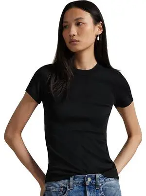 RALPH LAUREN Slim Fit Cotton Tee