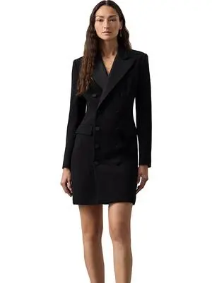 Ralph Lauren Cottrell Double-breasted Cocktail Dress - Black