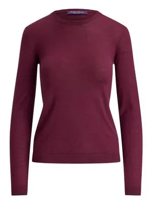 Ralph Lauren Cashmere Crewneck Sweater Carmine