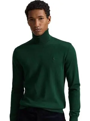 Ralph Lauren Washable Wool Turtleneck Sweater - Moss Agate