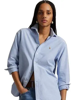 Ralph Lauren Relaxed Fit Oxford Shirt - Blue