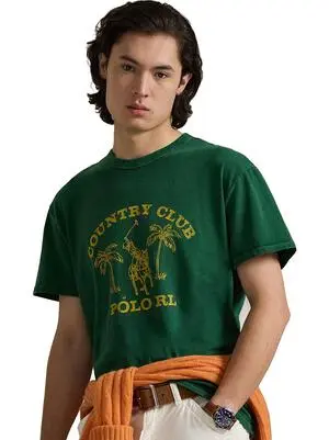 Ralph Lauren Classic Fit Jersey Graphic T-shirt - New Forest