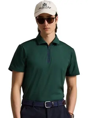 Ralph Lauren Tailored Fit Performance Polo Shirt - Moss Agate