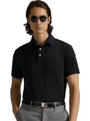 Ralph Lauren Tailored Fit Performance Polo Shirt - Polo Black