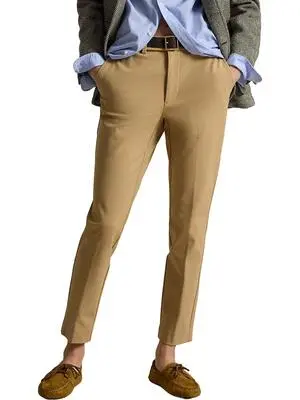 Ralph Lauren Stretch-cotton Blend Slim Pants - Classic Camel