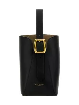 J & M DAVIDSON Cylindrical Shoulder Bag - Black