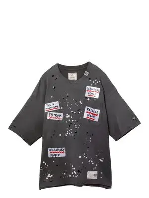 Mihara Yasuhiro Appliqué Pocket T-shirt - Grey