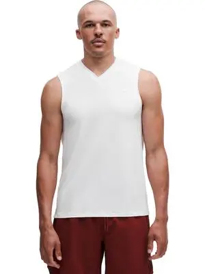Lululemon Lululemon Sleeveless Tennis Shirt With Mesh Paneling White