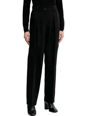 Sisley Pleated Trousers - Black
