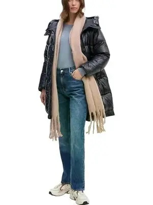 Sisley Washed-effect Bootcut Jeans - Blue