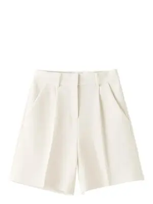ALMADA Crepe Shorts - Cream