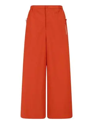 LACOSTE Taffeta Wide Leg Pants