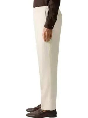 Zegna Oasi Lino Trousers Grey