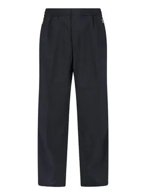 Herno Pants In Wool Blend - Black