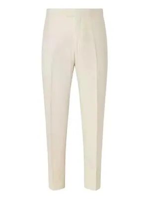 Zegna Oasi Lino Trousers - Neutrals
