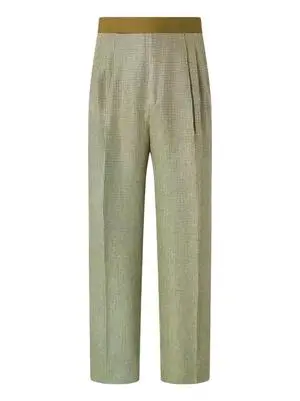 Zegna Crossover Linen Trousers - Neutrals