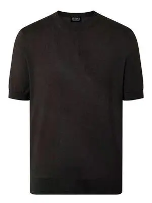 Zegna Cotton T-shirt - Brown
