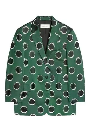 DRIES VAN NOTEN Polka Dot-Pattern Oversized Blazer