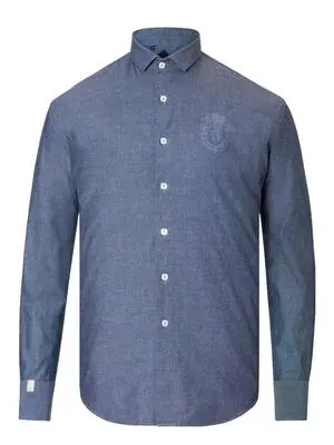 BILLIONAIRE Daniel Cotton Shirt - Blue