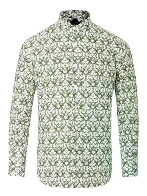 BILLIONAIRE Lion Print Shirt - White