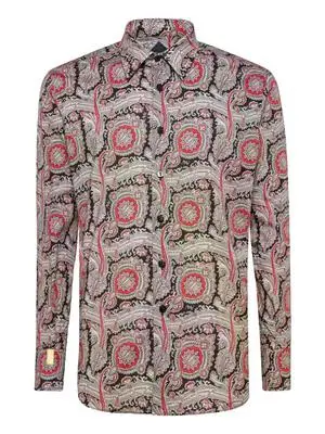 BILLIONAIRE Paisley-print Shirt - Black